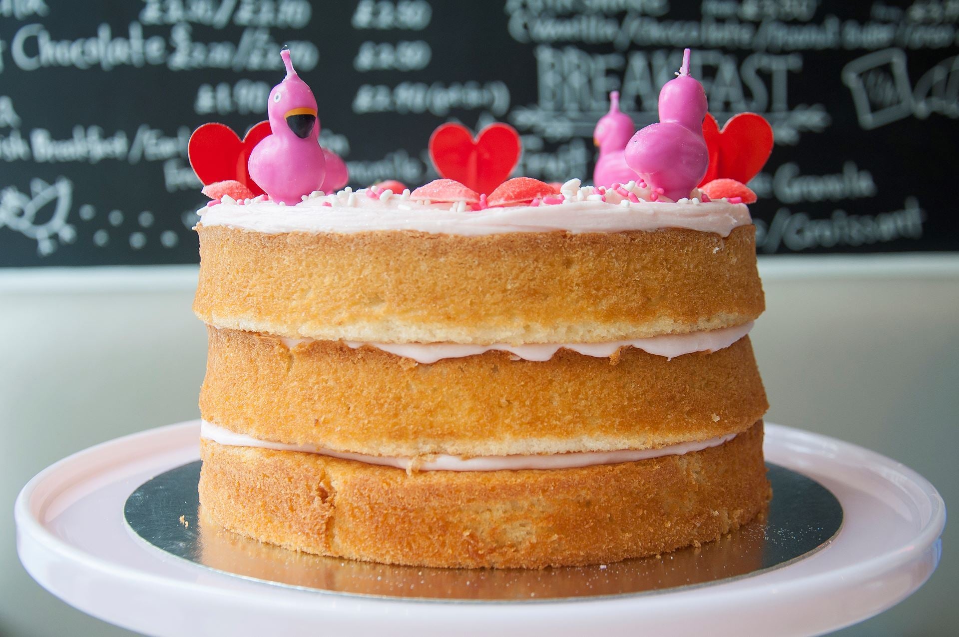 Strawberry Milkshake Cake